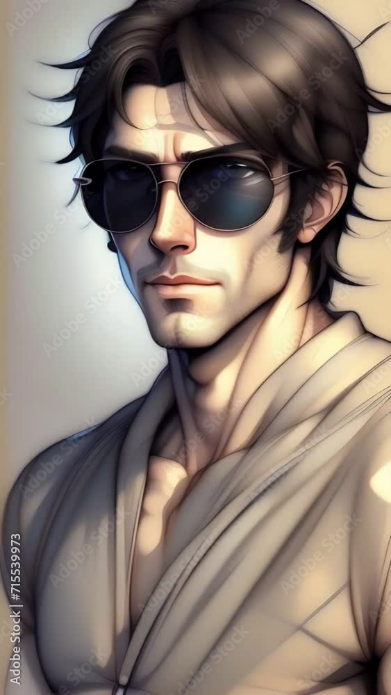 a hyper realistic ultra detailed photograph of a futuristic handsome ...