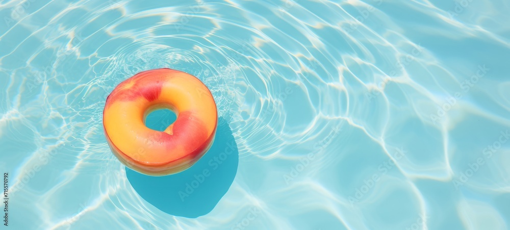 Summer holiday concept - Abstract blue ripped swimming pool water ...