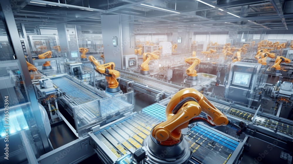 A smart manufacturing complex employing AI for autonomous production ...