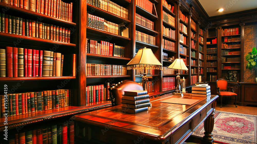 Antique Book Collection: An antique book collection in a vintage ...