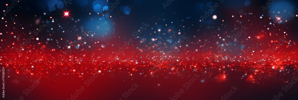 Abstract red background with floating particles, glowing backdrop ...