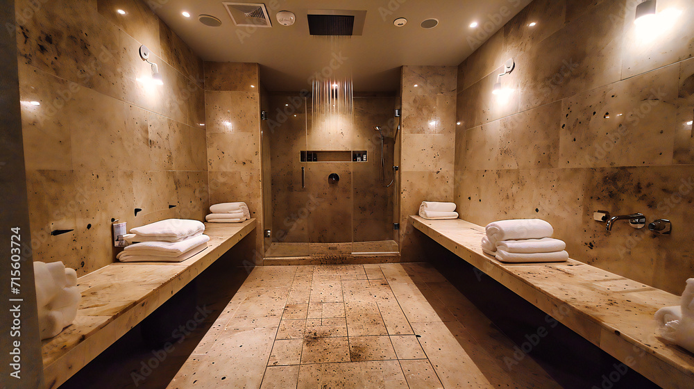 Spa Wellness Room: A spa room with luxury amenities, promoting ...