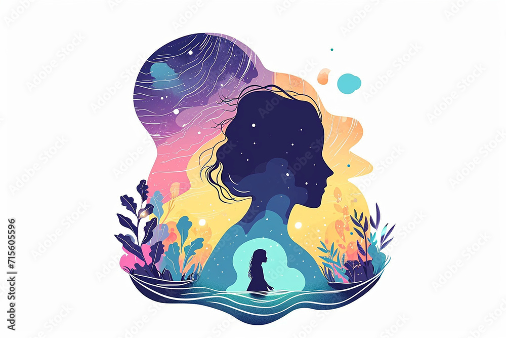 A Depiction Of A Person And Their Inner Child Symbolizing Inner Child