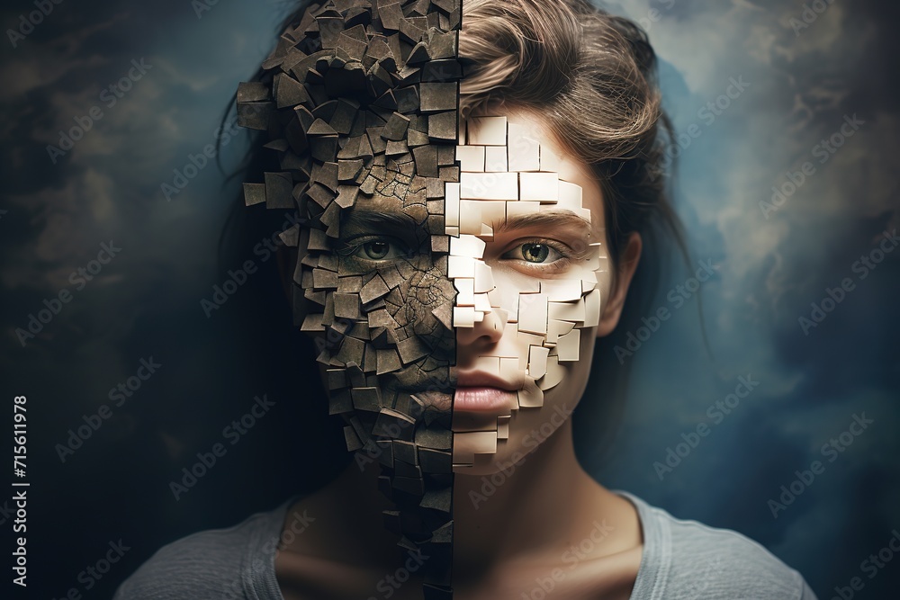 World Bipolar Day, Fusion Emotions, Portraying One Womans Multifaceted ...