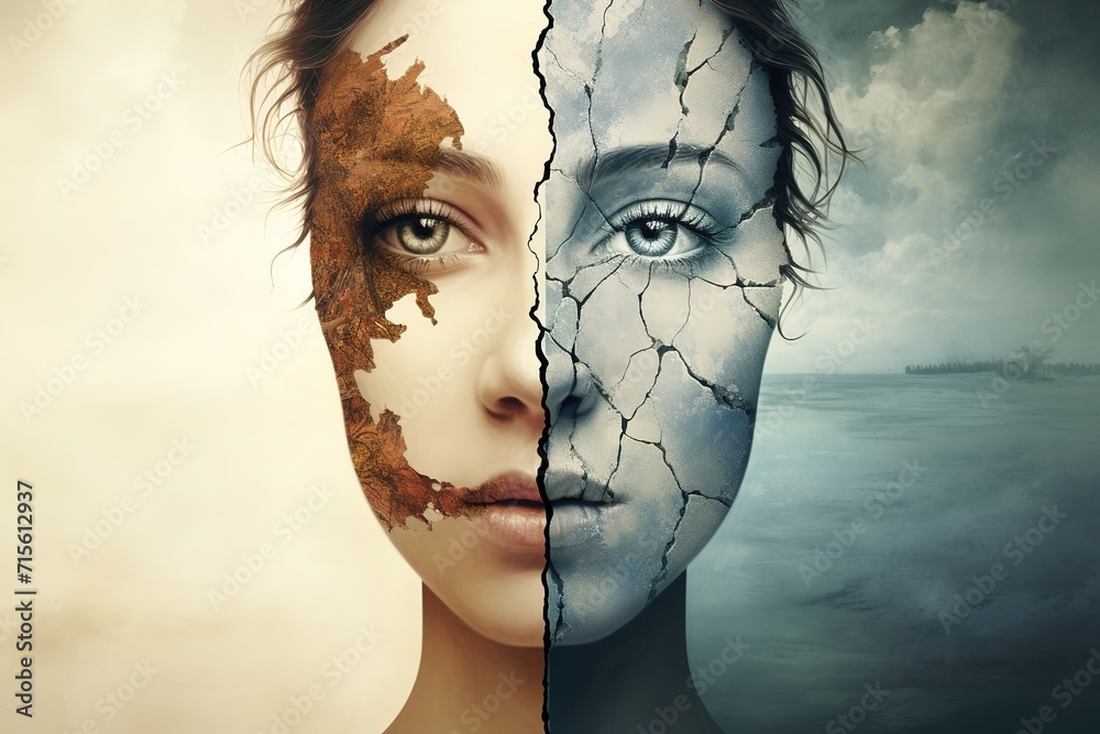 World Bipolar Day, Fusion Emotions, Portraying One Womans Multifaceted ...