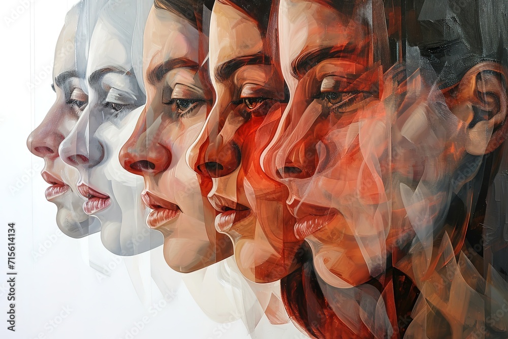 World Bipolar Day, Fusion Emotions, Portraying One Womans Multifaceted ...