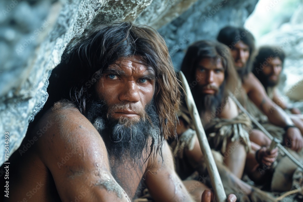 Chronicles of prehistoric life: primitive man, delving into the ...