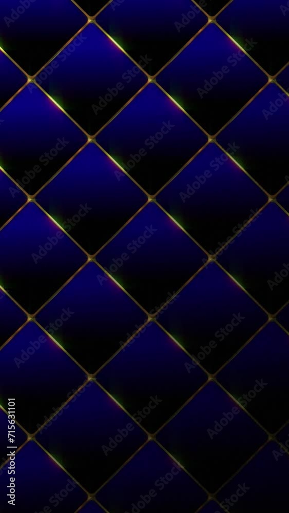 Abstract luxury Square grid of navy blue color in seamless loop pattern ...