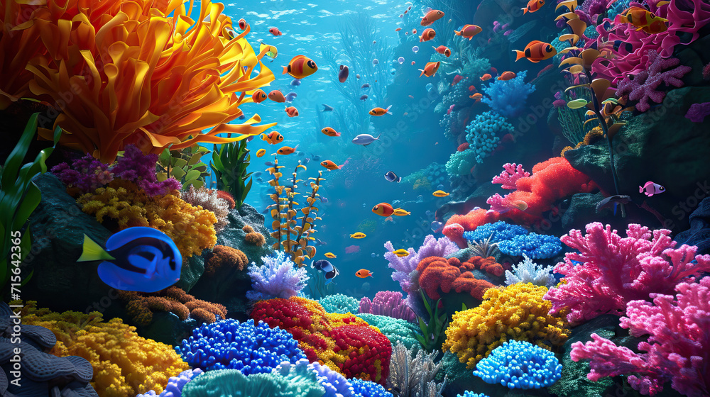 Underwater Wonderland: An Animated Playground Beneath the Sea, Where ...