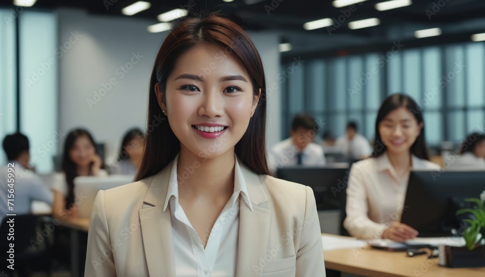 asian girl-office worker, office hustle, office worker, office job ...