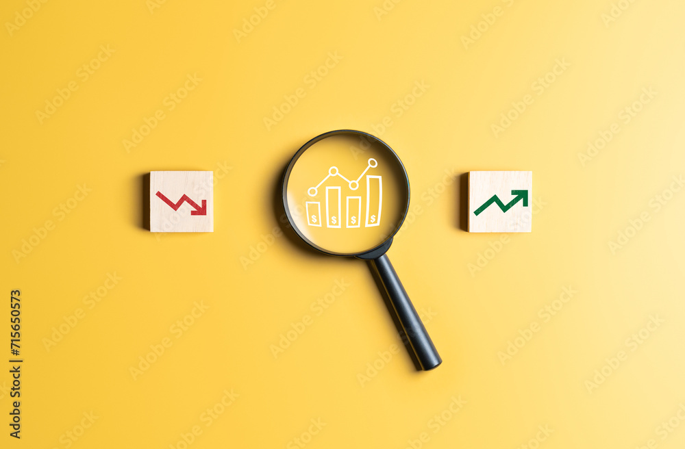 Economic inflation, world financial crisis, global economic recession ...