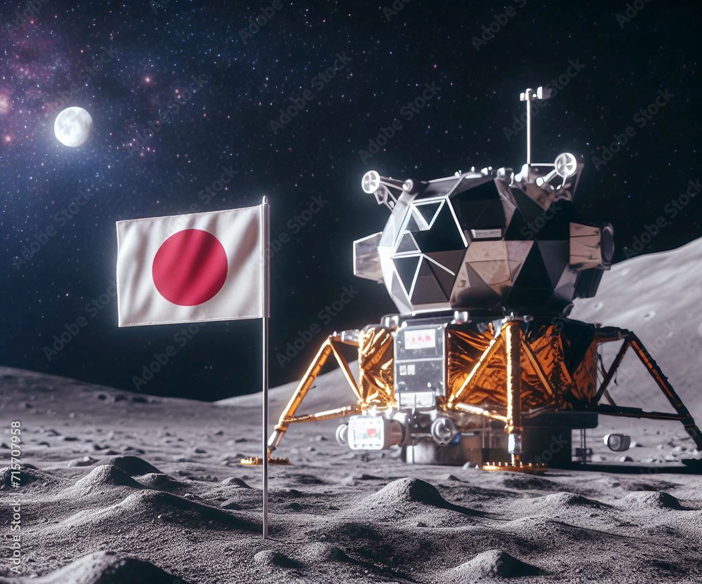 Chandrayaan Moon Sniper successful landing on the moon with Japan flag ...