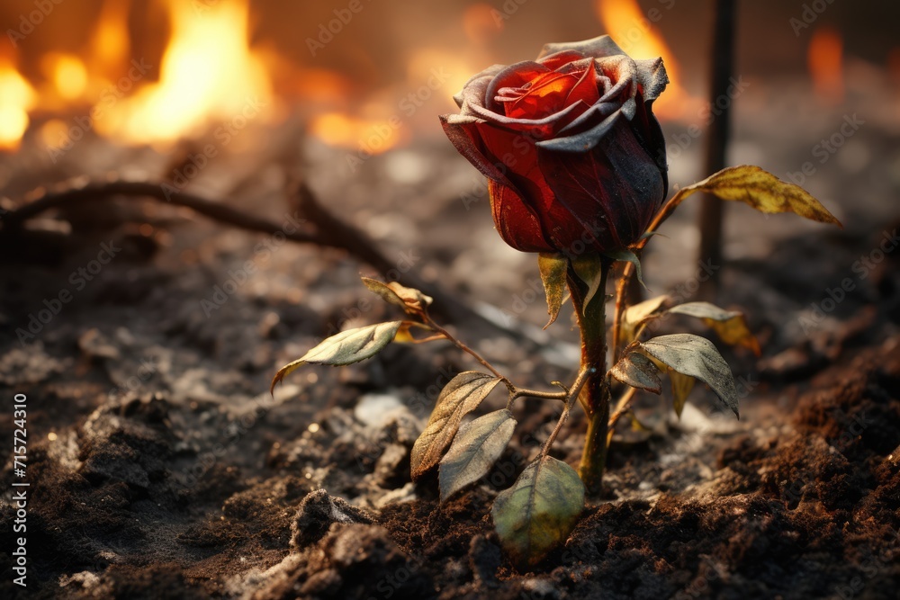 Ashes of a Rose: Remembering with Burned Flowers and Embers in a Hot ...