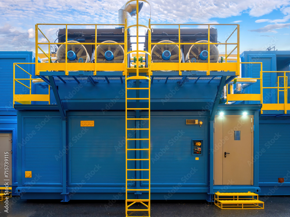 Factory power plant. Unit for controlling electrical equipment. Modular ...