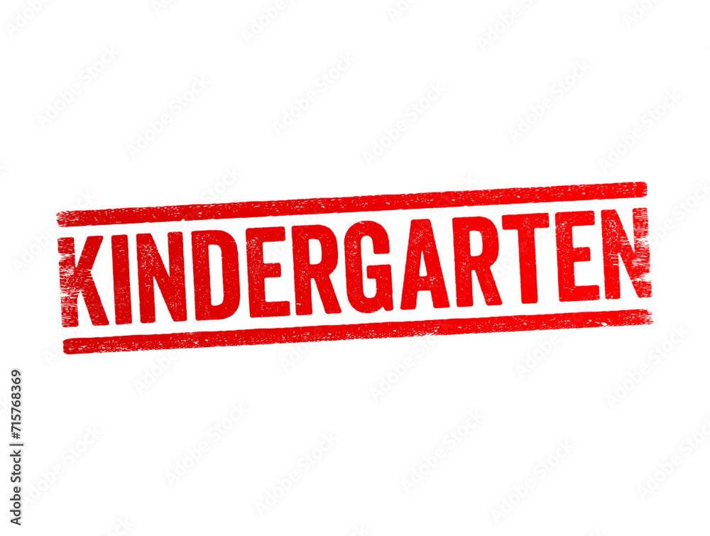Kindergarten (children's garden) is a preschool educational approach ...