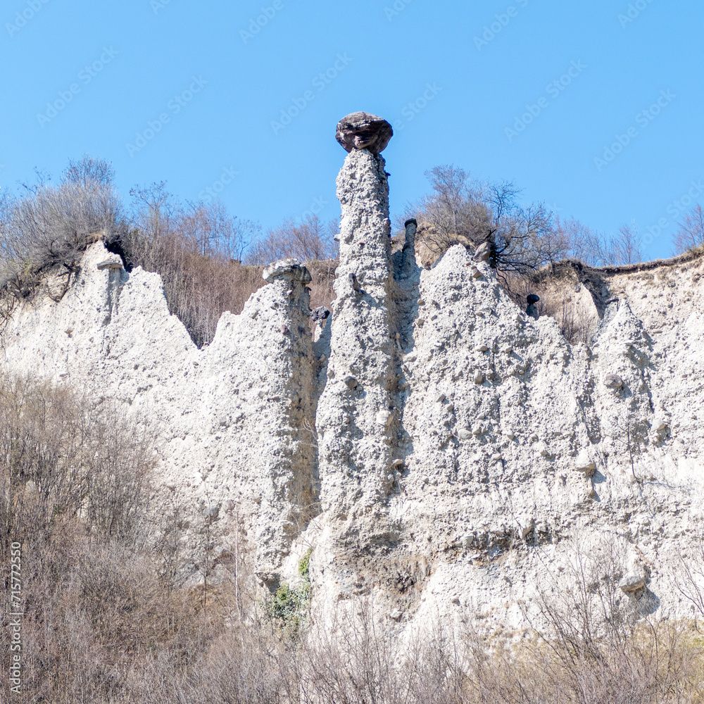 Pyramids of Zone,Cislano, .A unique form of erosion created an uncanny ...