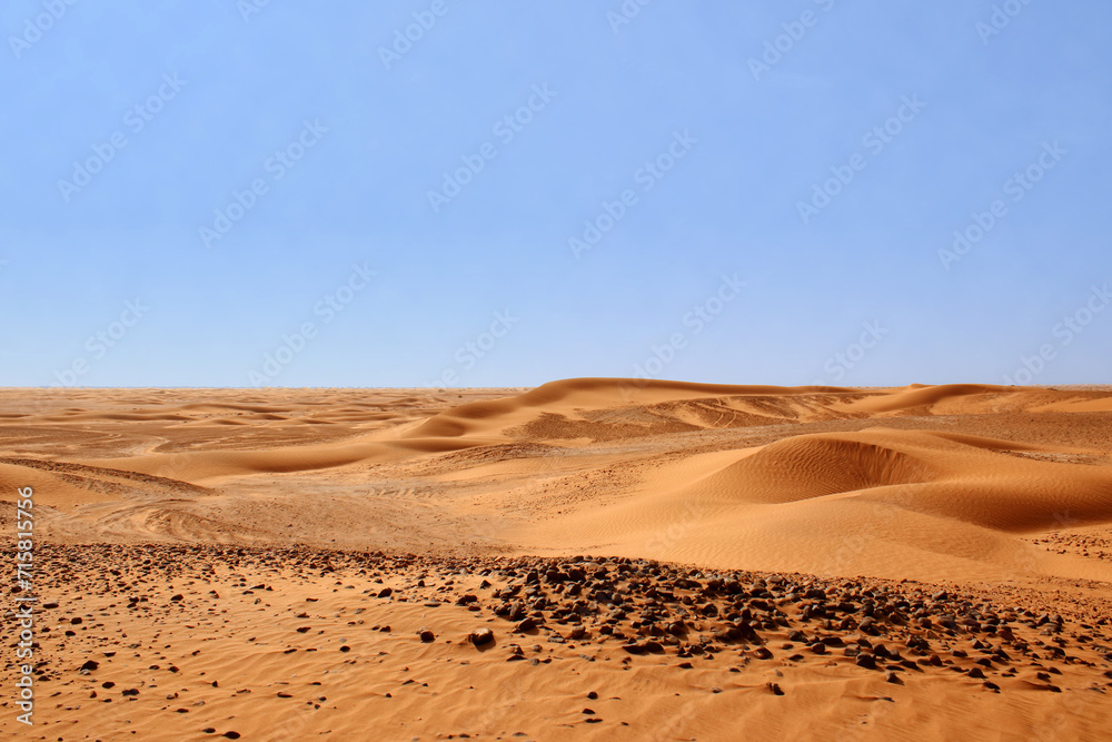 Photo & Art Print The Sahara desert landscape in Morocco between M ...