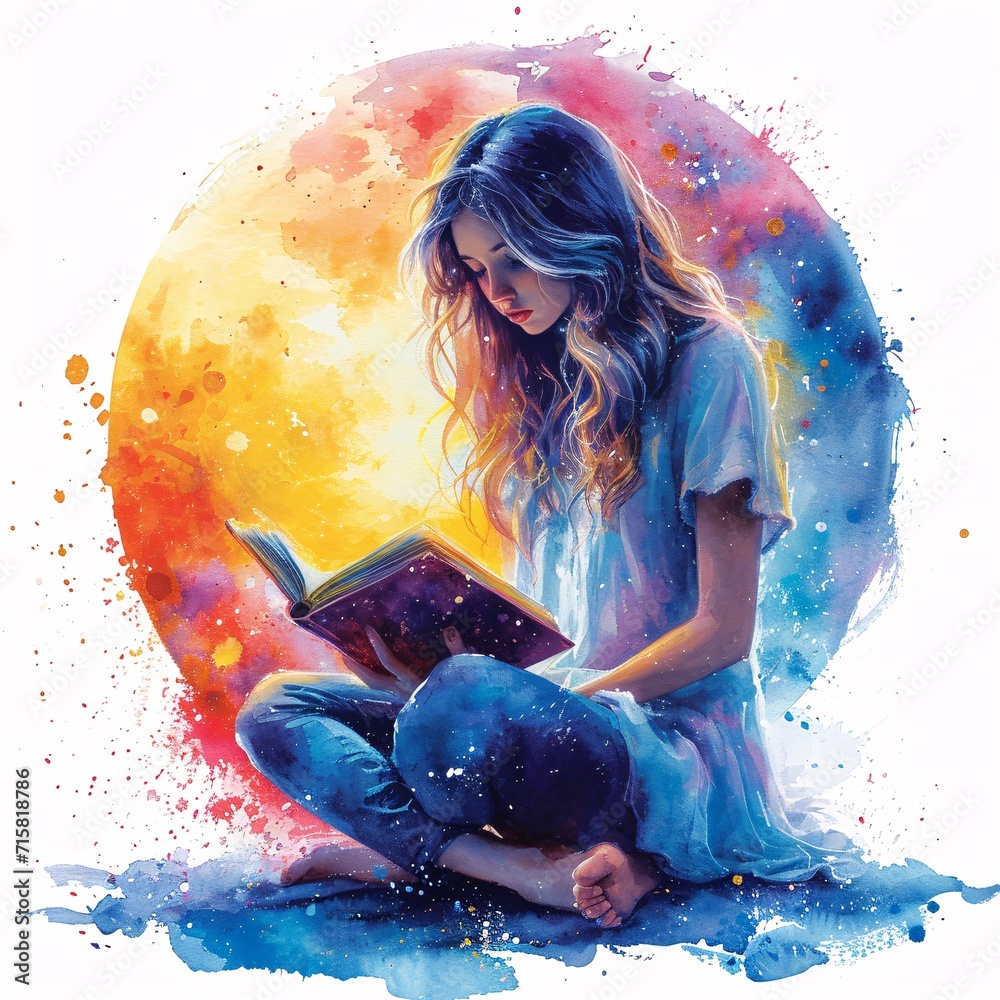 Reading in the Rainbow: A Colorful, Creative, and Inspiring Image for ...