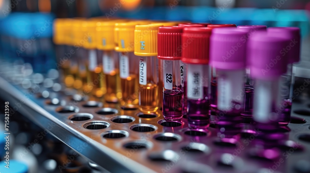 Advanced Medical Laboratory in Operation: Conducting Detailed Testing ...