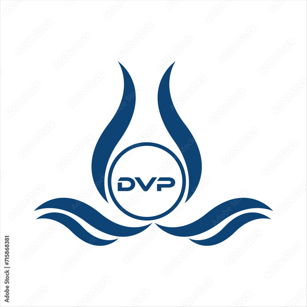 DVP letter technology logo design on white background. DVP creative initials letter business ...