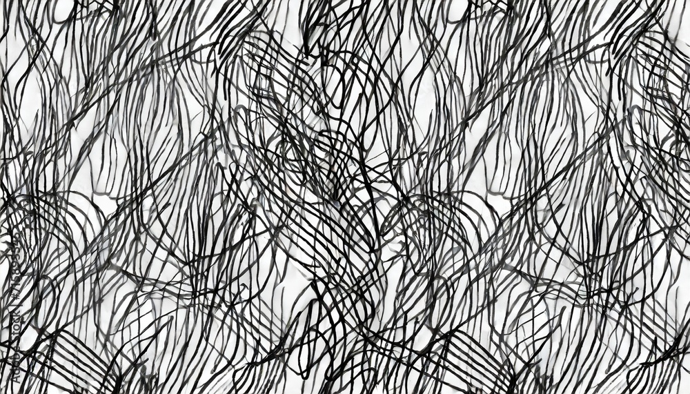 seamless abstract chaotic ink pen or marker scribble background texture ...