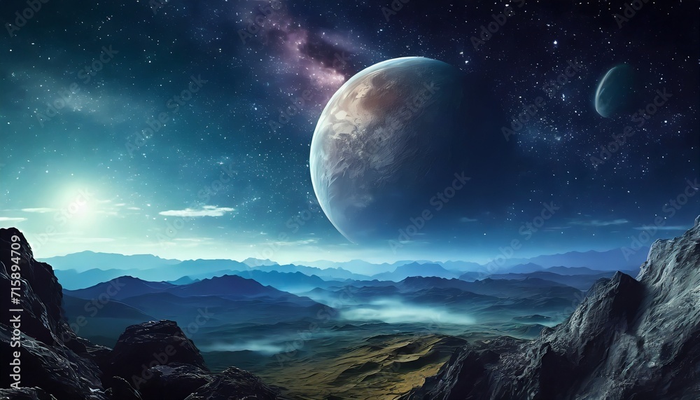 planet and space wallpaper 4k landscape beautiful scenery Stock ...