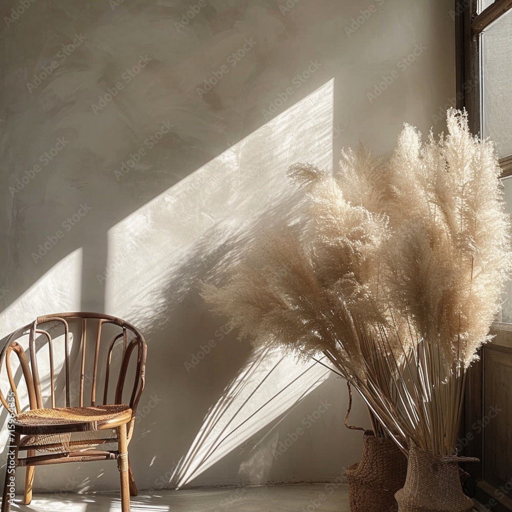 Beautiful shades of neutral pampas grass and reeds makes for an ...