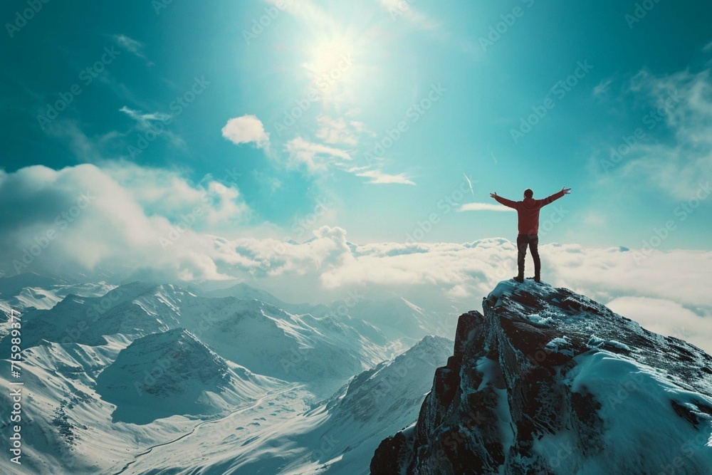 Success of a lifetime , reaching goals and overcoming the impossible ...