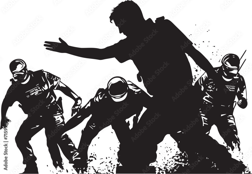 Vigorous Retribution Police Rage Emblem Laws Last Stand Violent ...