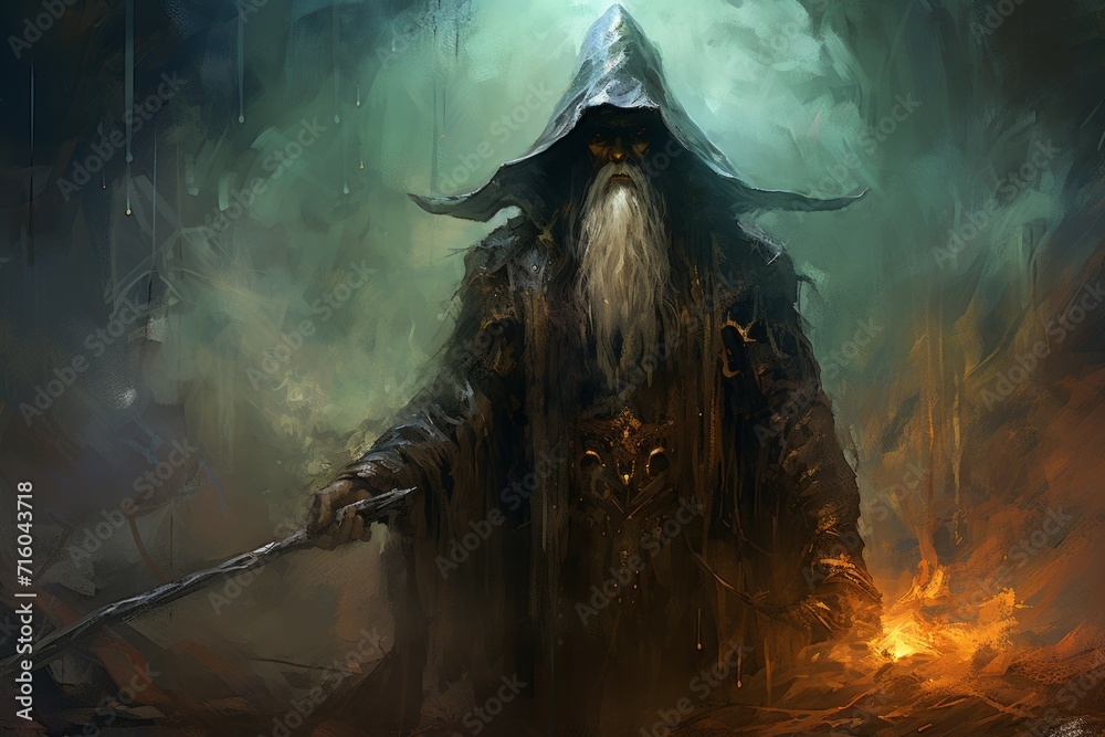 A brooding and mysterious warlock, bound to a powerful otherworldly ...