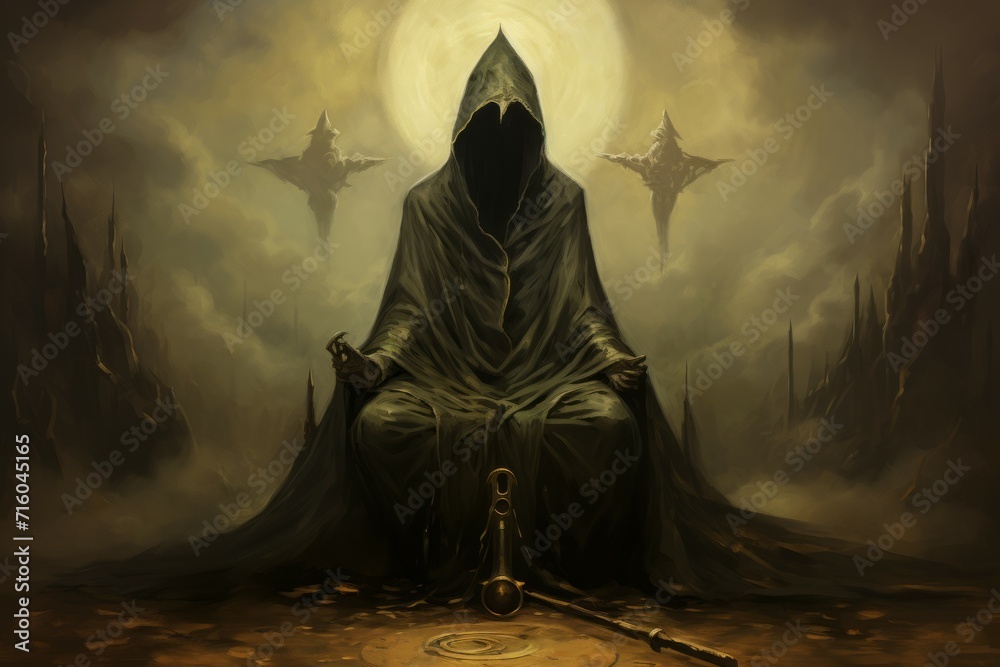 A brooding and mysterious warlock, bound to a powerful otherworldly ...