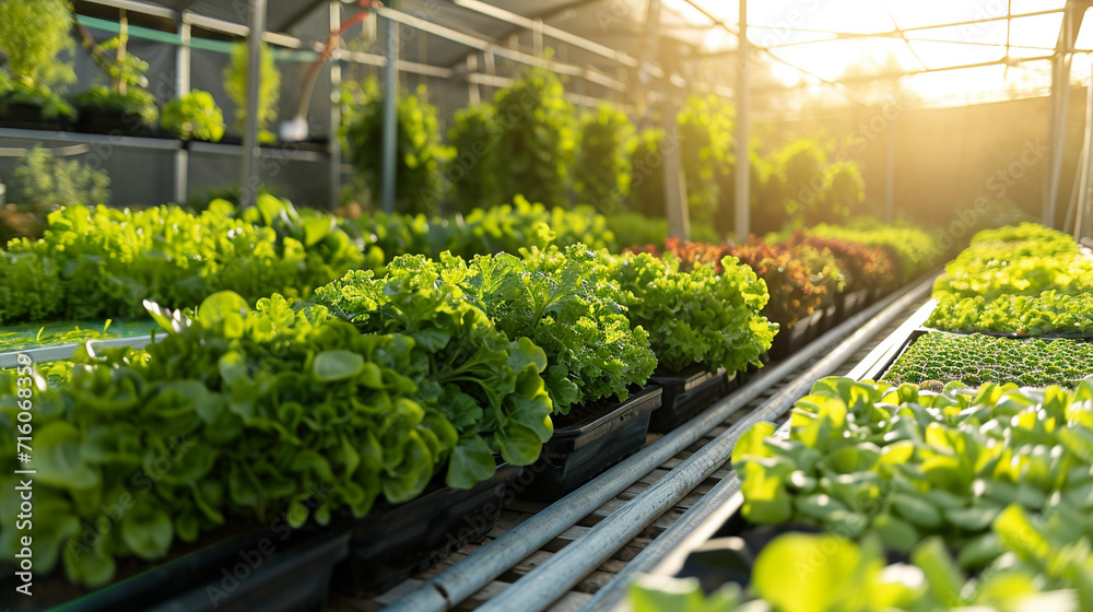 An image of urban food production systems like rooftop gardens and ...