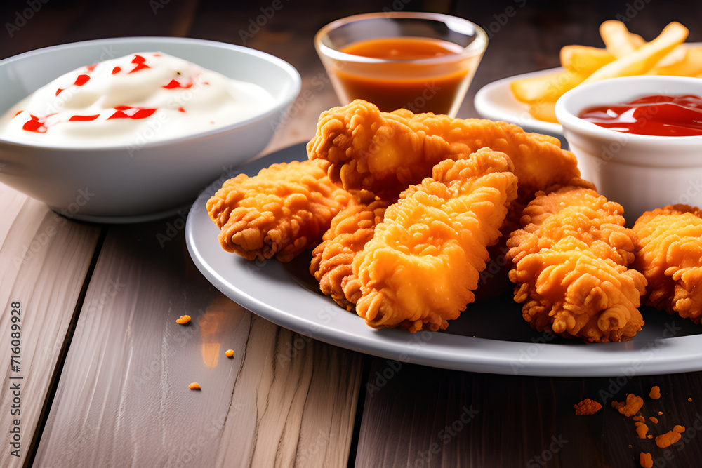 The Temptation of Delicious Chicken Tenders: Fast food snacks and ...