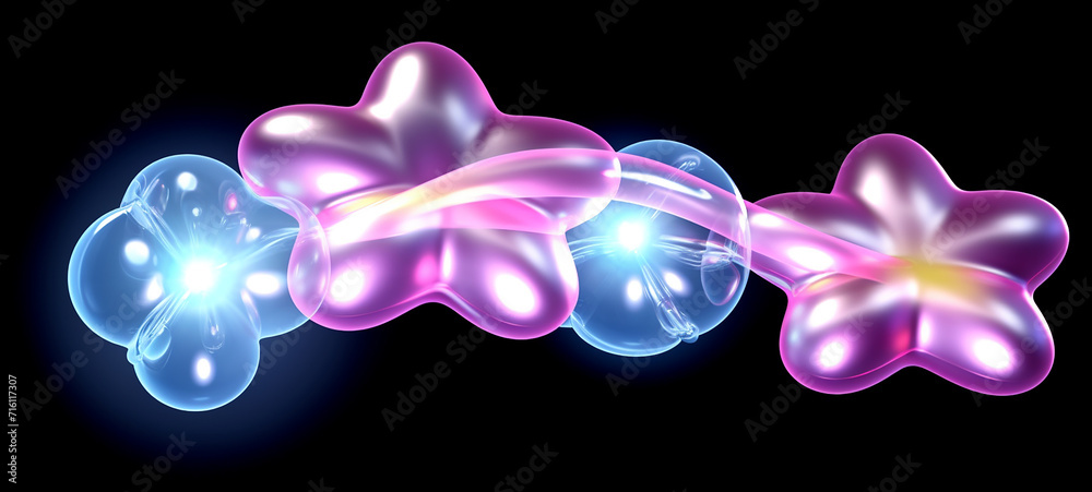 Simple Translucent Iridescent Blow Up Stars: Minimal Inflatable Rubber ...