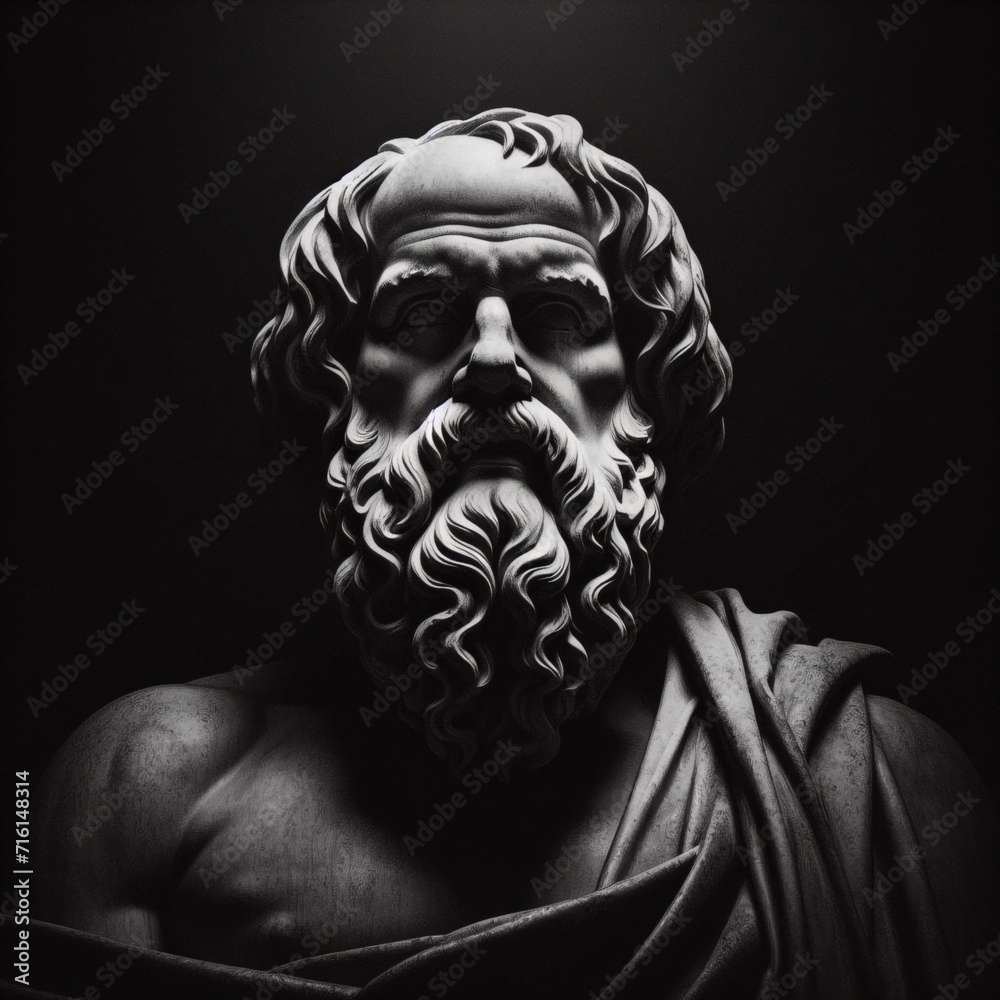 Socrates, Greek philosopher from Athens, founder of Western philosophy ...