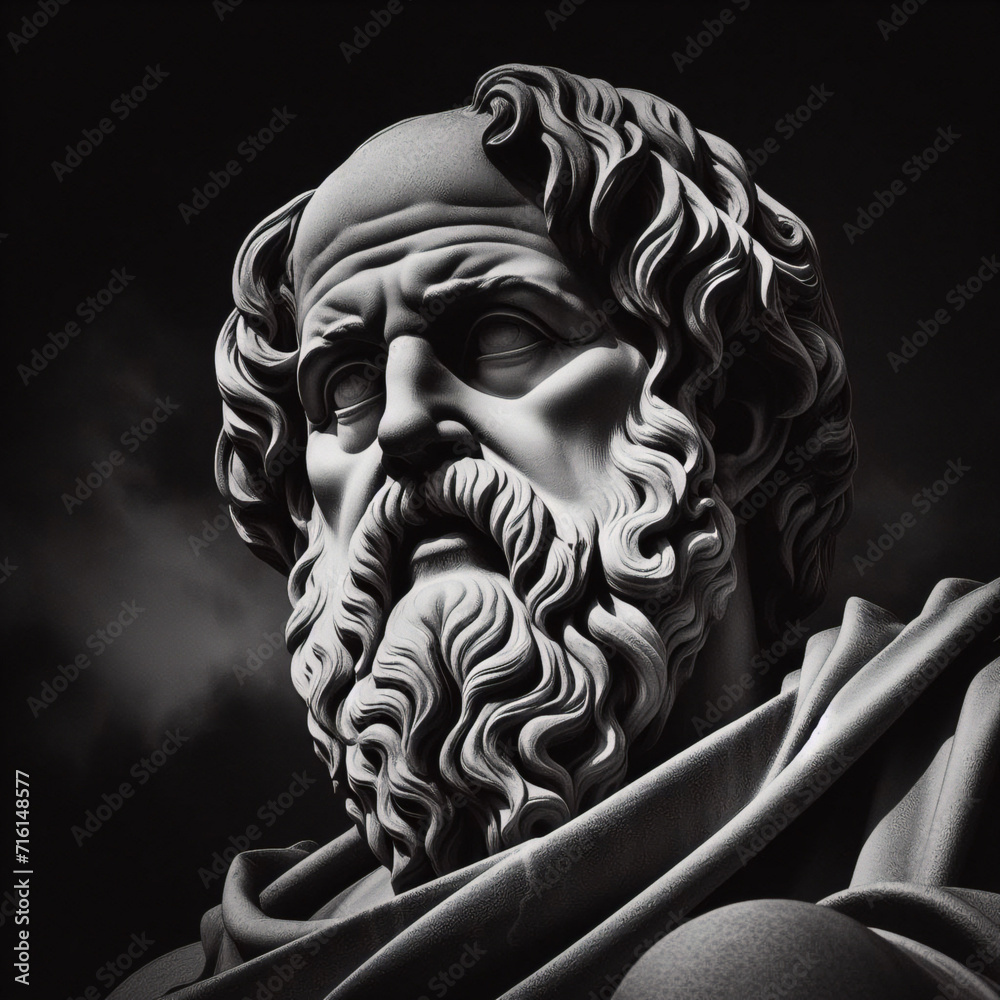 Socrates, Greek philosopher from Athens, founder of Western philosophy ...