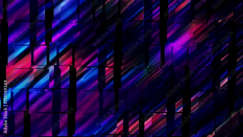 Vídeo do Stock: Neon shapes with lights. Science fiction. 4k Fractal ...