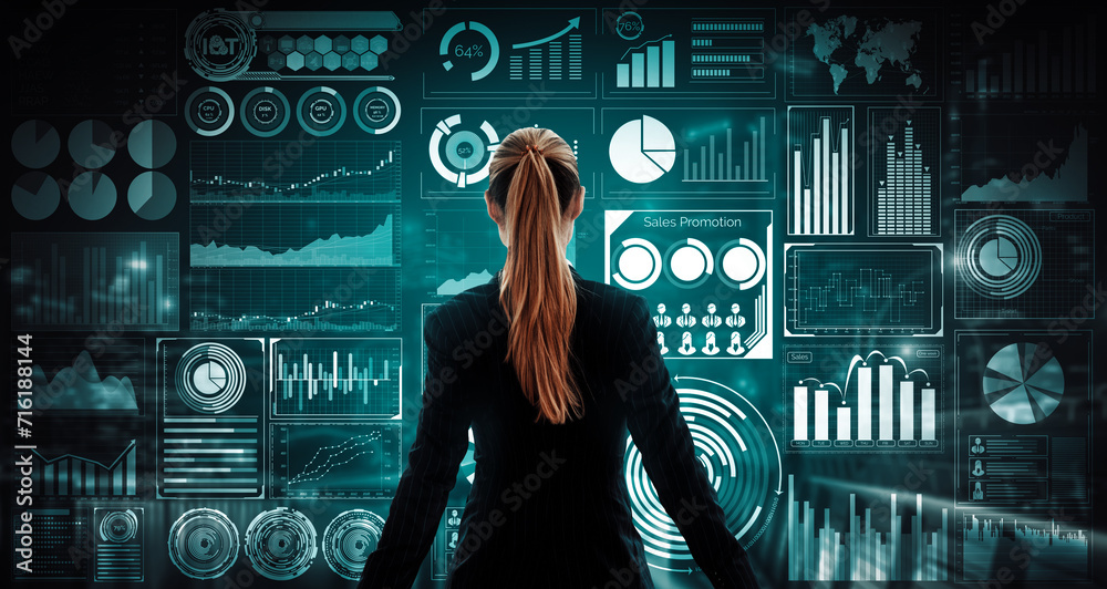 Big Data Technology for Business Finance Analytic Concept. Modern ...