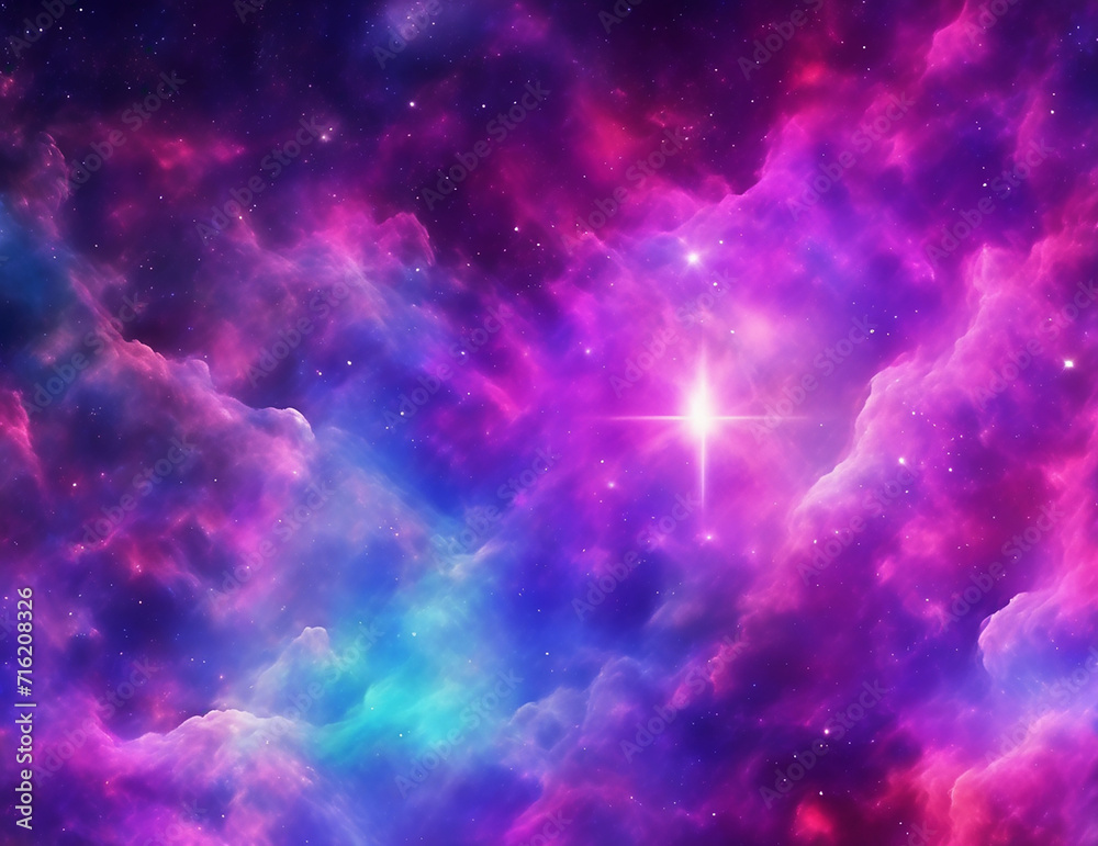 Beautiful colorful galaxy clouds nebula background wallpaper, space and ...