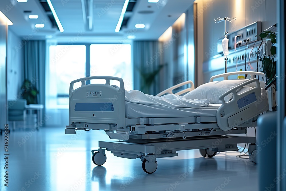 Ready for Care A Pristine, Fully-Equipped Hospital Room Awaits its Next ...