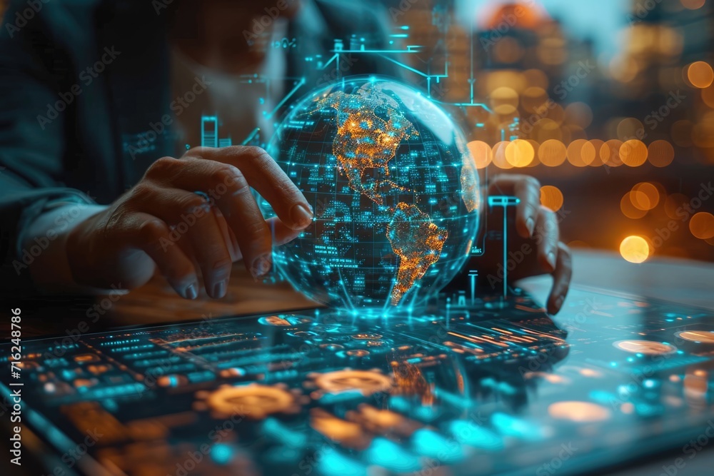 Intelligence (BI) and business analytics (BA) with key performance ...