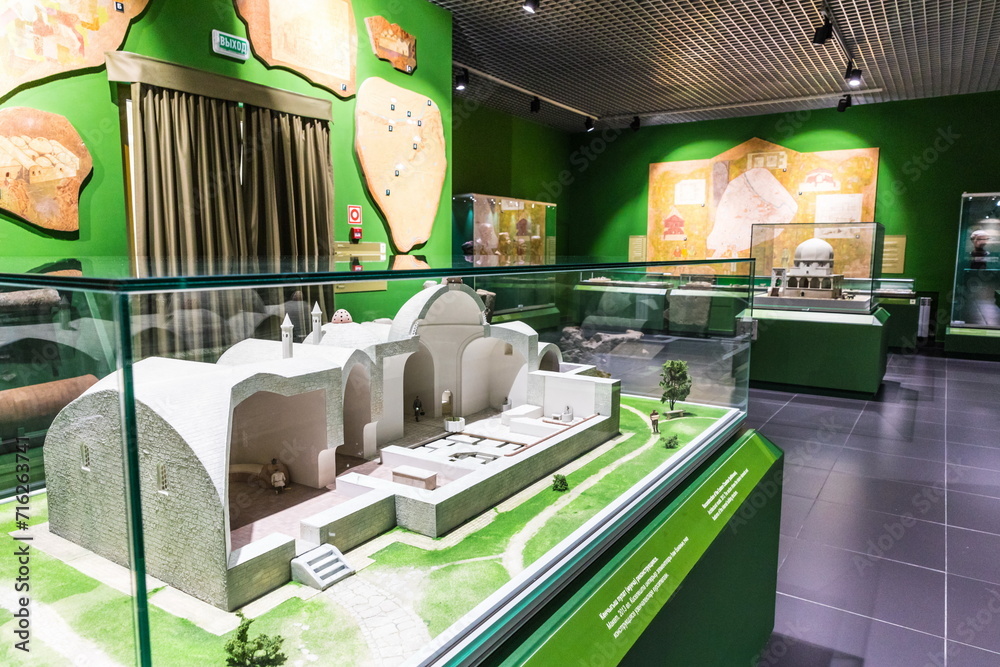 Bolgar, Russia - July 16, 2023: museum exhibits of The Bolgar ...