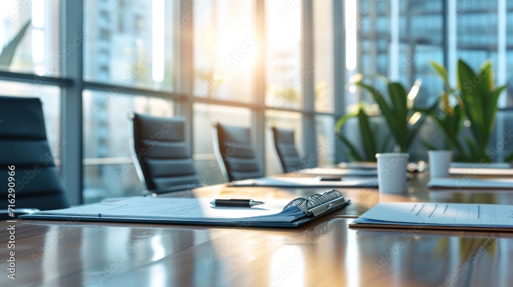 business room for present project and the meeting room, financial, city ...