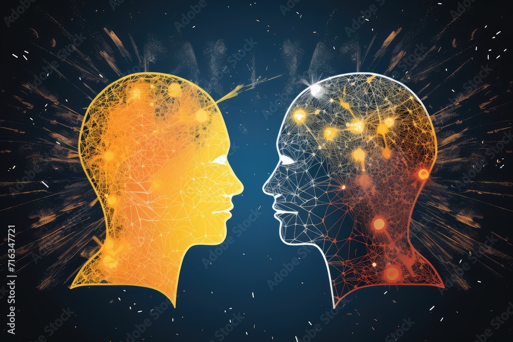 3d illustration of brain render, Neurotransmitters in the CNS and PNS ...