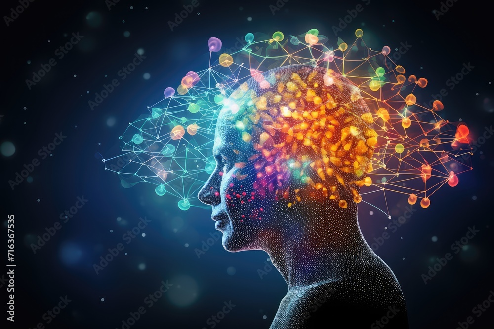 Neuron And Neuronal Connections Colorful Mindset Learning Dynamics Synaptic Cleft Fostering