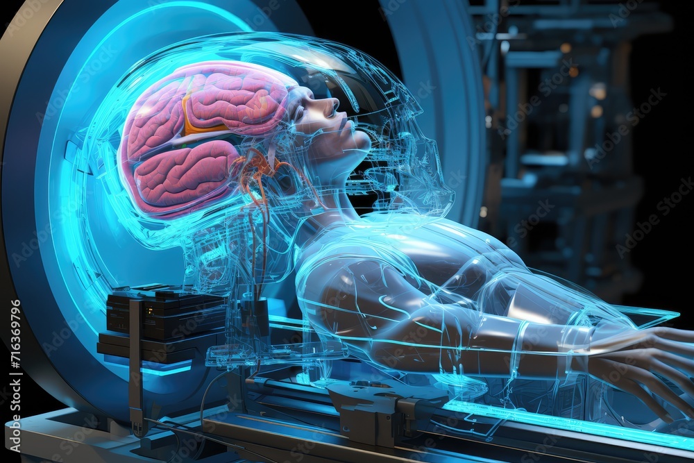 Brain puzzle jigsaw: training for mind fitness. Energy flows through ...