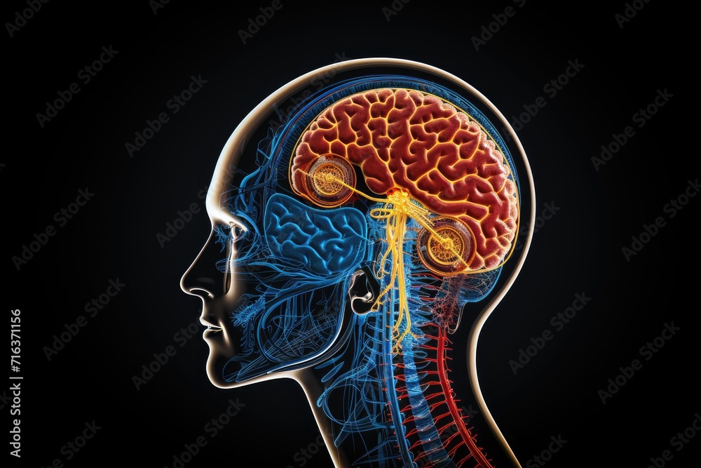 Brain skull areas, axon connections, radiant mind. Cognitive strategies ...