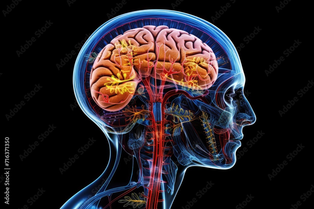 Brain skull areas, axon connections, radiant mind. Cognitive strategies ...