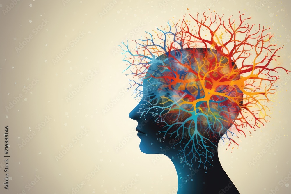 Nerve cell Neuronal structures. Brain cell Axonal arborization ...