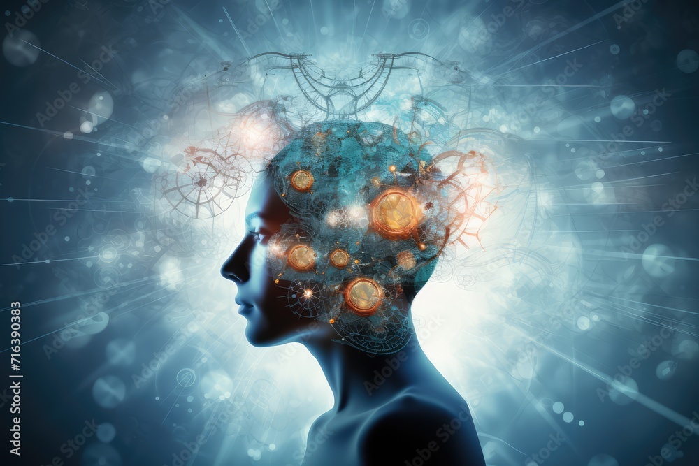 Brain Axon Neuronal Network, Metacognition amid neural symphony ...